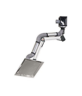 Effiziente Absaugarme für saubere und sichere Arbeitsplätze